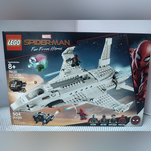 Lego | Toys | Lego Marvel Spiderman Far From Home 763 Stark Jet And ...